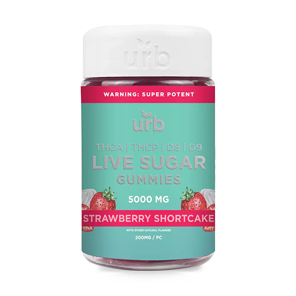 URB THCA Live Sugar Gummies 5000mg CBD Savage