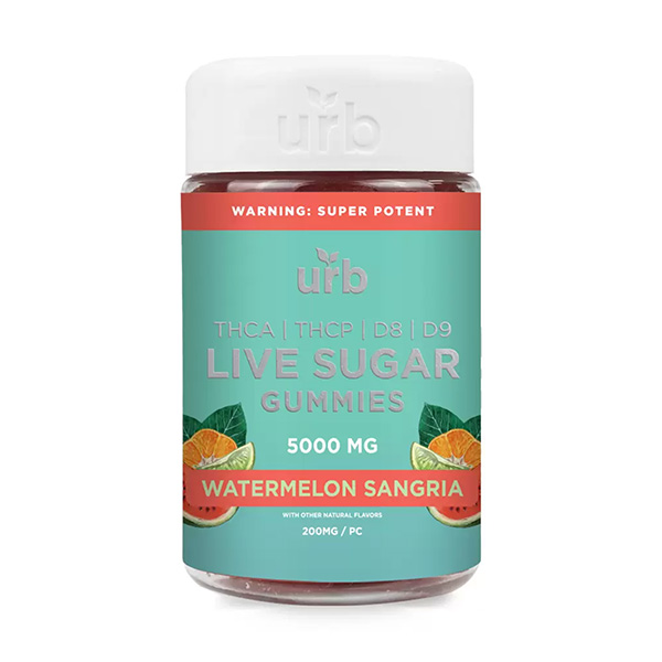 URB THCA Live Sugar Gummies 5000mg CBD Savage