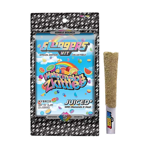 Sluggers Hit Diamond Edition Juiced Pre-Rolls | (5ct) 3.5g | CBD Savage
